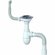 Сифон Unicorn B426P 3 1/2х40 с круглым переливом, с гофрой 40х40х50 винт, шток, ...