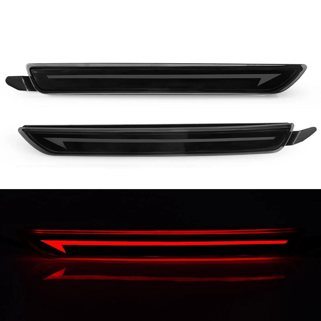 Рефлектор заднего бампера Mazda CX-30 CX50 2020-2022, Smoked Surface B