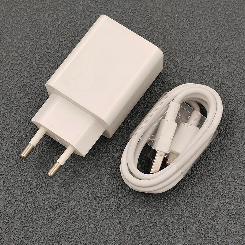 Оригинальное быстрое зарядное устройство Xiaomi QC3.0 мощностью 18 Вт, адаптер питания стандарта США, 100 см, USB-кабель типа C для MI 9 SE 8 6 Redmi Note 7 8 9 9S 10 K30 Pro EU Add Cable