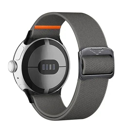 Ремешок YEELUSEE нейлоновый серый для Google Pixel Watch
