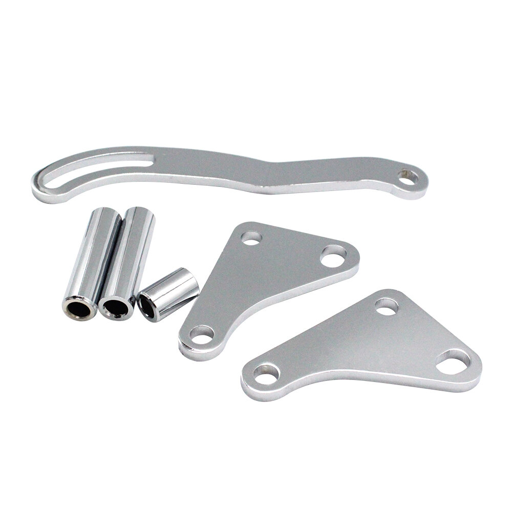 Кронштейн для гидроусилителя руля Small Block Chrome SWP LWP для Chevy GM SBC 350, материал Metal, цвет Silver, размер упаковки 32*21*2cm, вес упаковки 230g, количество 1 комплект