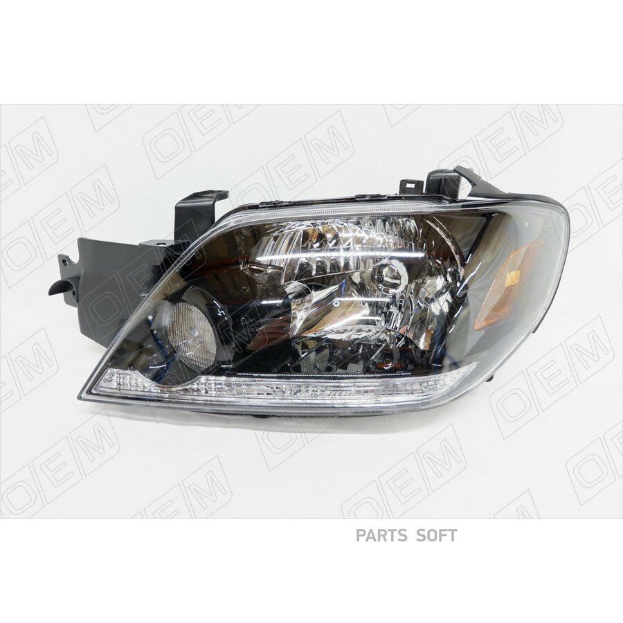 Фара левая Mitsubishi Outlander 1 2003-2008 без от официального дистрибьютора, OEM, артикул OEM0111FL