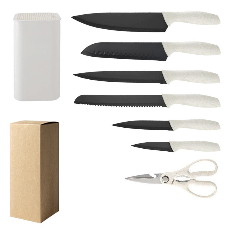Набор кухонных ножей для дома, овощной нож, фруктовый нож, нож для нарезки, нержавеющая сталь, шеф-нож в наличии