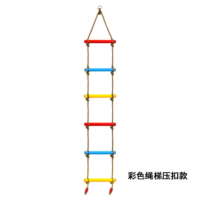 Детская лестница из веревки для лазания PE, оборудование для игр в помещении и на улице, аксессуары для физической подготовки, пластиковая мягкая лестница