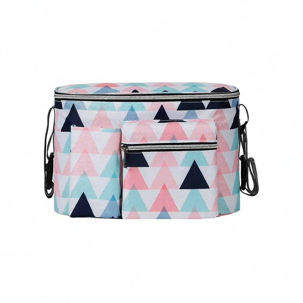 Многофункциональный сумок для детской коляски с большой вместимостью сумка для детских принадлежностей подгузурный сумок сумка для хранения на мотоцикле велосипеде с ремнями для путешествий материал 400D и 200D ткань размер 30*15.5*19.5см вес 150г