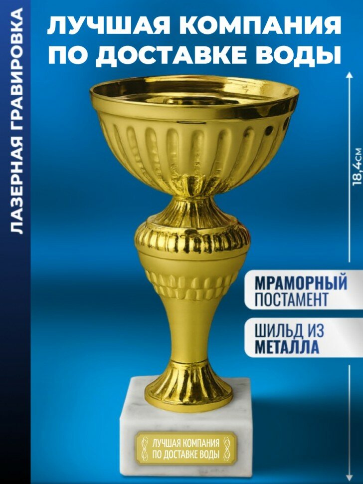 Кубок "Лучшая компания по доставке воды"