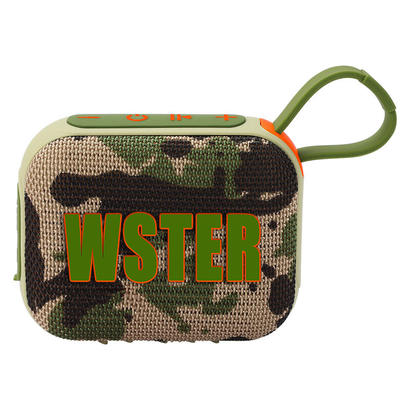 Портативный Bluetooth-динамик WSTER WS-336 с сабвуфером, IPX4, 5 Вт, 110 Гц–20 кГц, 1200 мА·ч, для улицы и дома