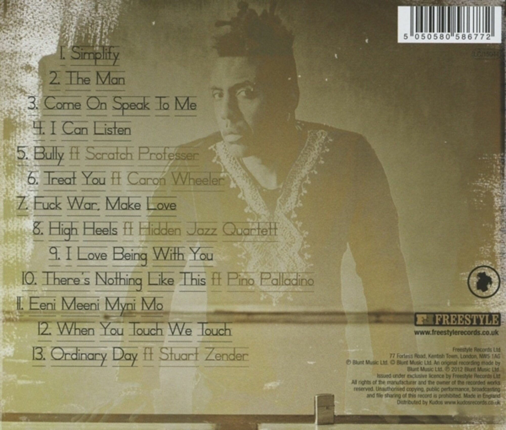 Компакт-диск Omar - The Man (1 CD) — фото 1