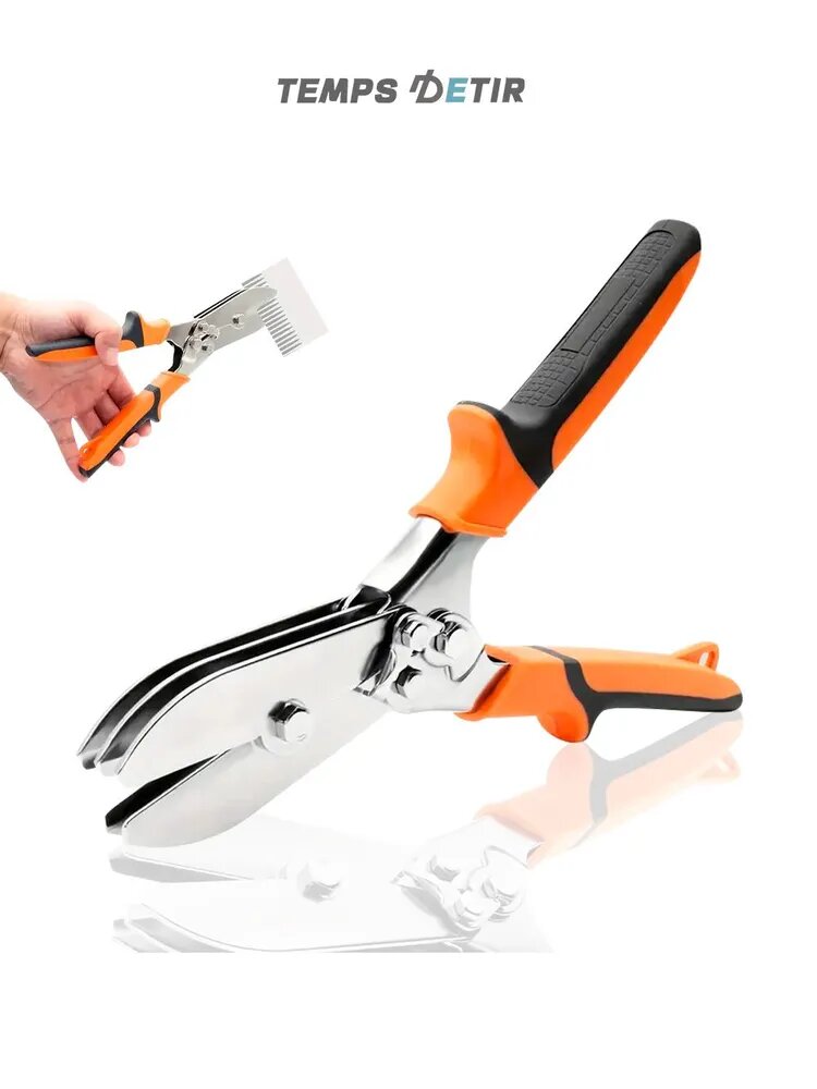 Обжимной инструмент для листового металла, с 5 лезвиями, для вентиляционных систем из нержавеющей стали калибра 24-28, водосточных труб и печных труб