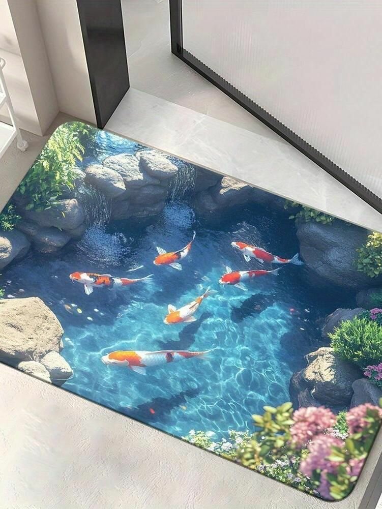 3D Коврик придверный 40x60 см