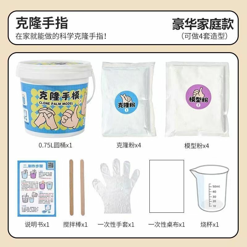 Модель пальца SG Clone, гипсовая модель для детей, DIY игрушка, форма для рук, материал для экспериментов, сувенир