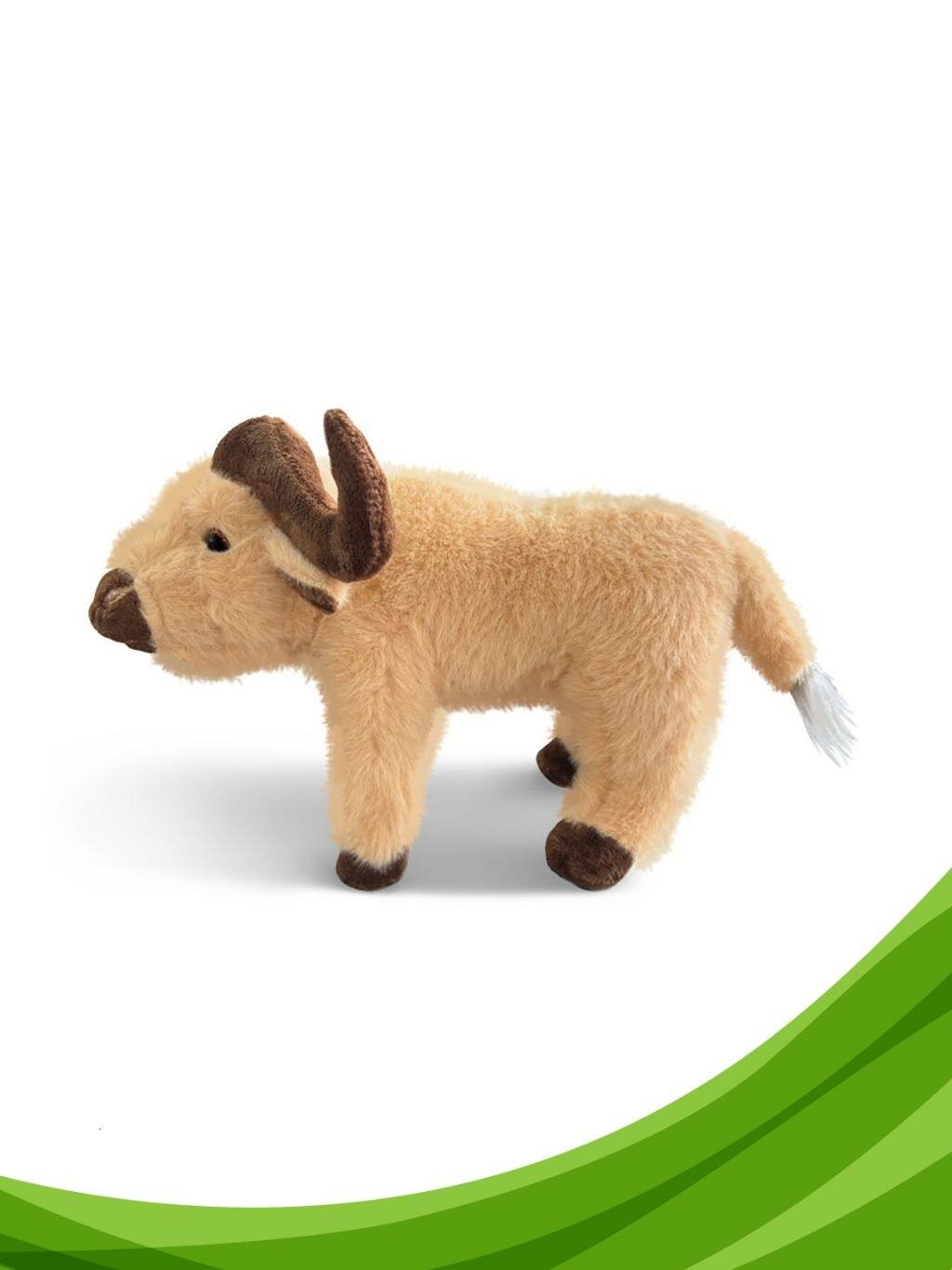 Плюшевые буйволы, игрушки для детей, Молочно - коричневый