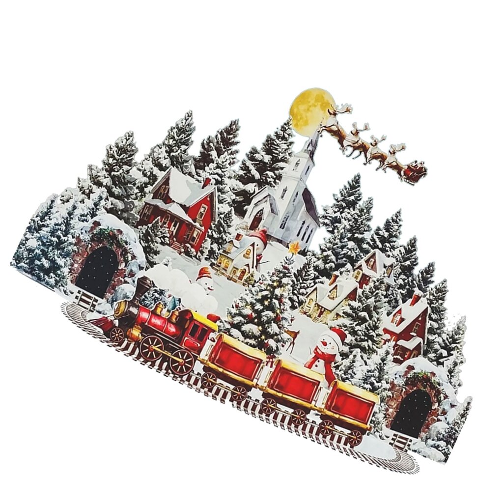 Рождественская Открытка Ручной Работы с Резьбой по бумаге, Приглашение на Праздничную вечеринку для Каминных Полок