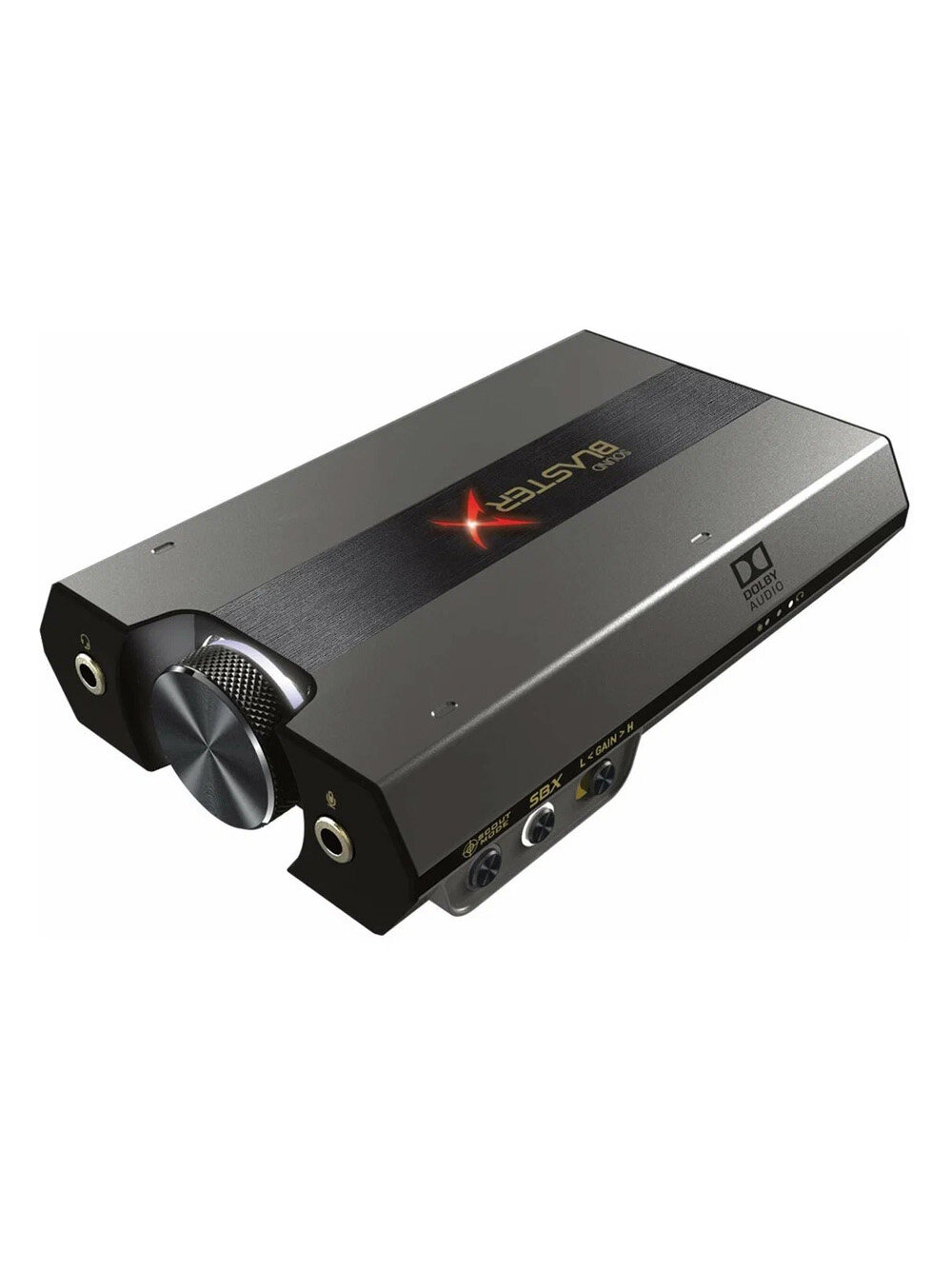 Внешний звуковой интерфейс Creative Sound BlasterX G6 — до 32-бит/384 кГц, SNR 130 дБ для игр, Hi-Res-аудио и консоли