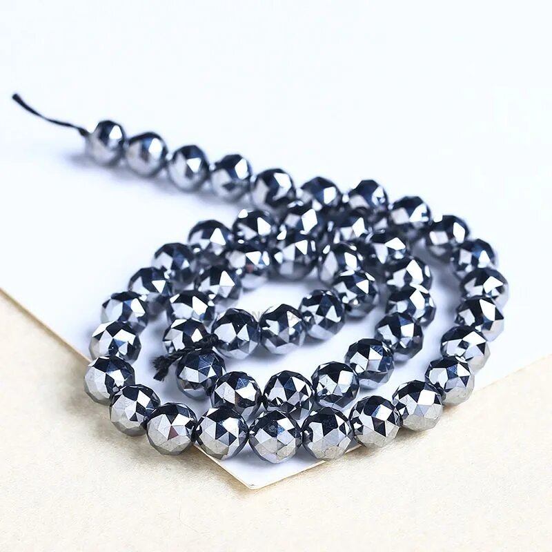 Бусины для рукоделия MBGems Терагерц 8мм 35-38 см