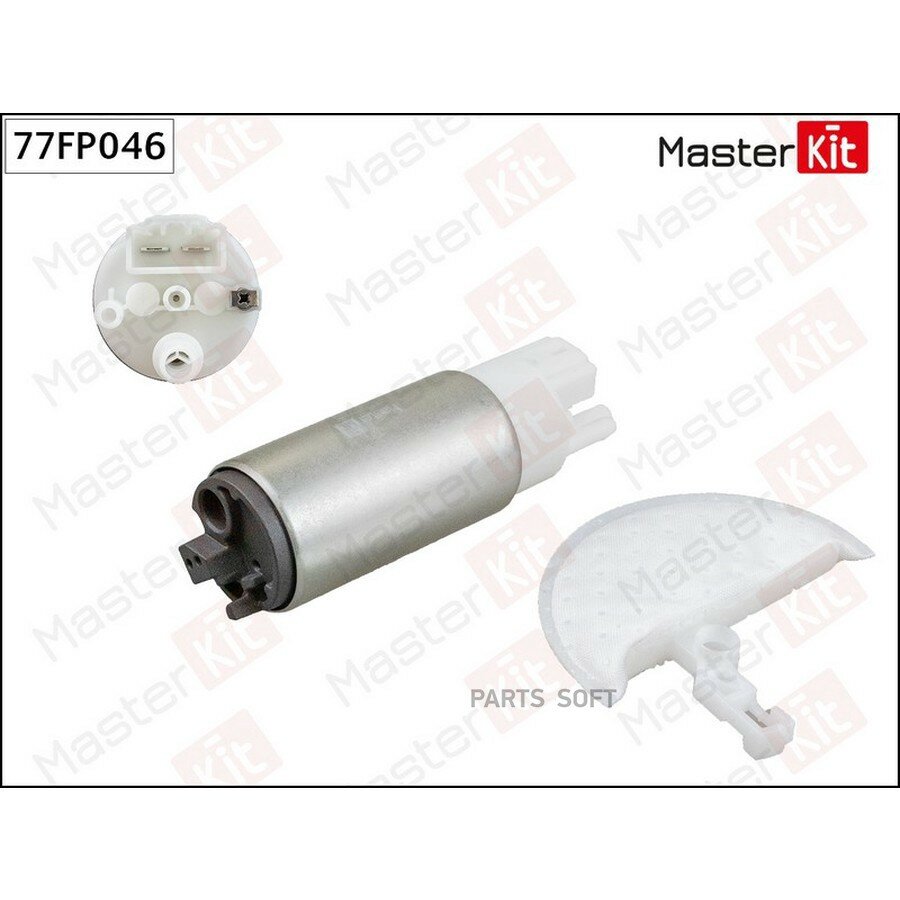 Насос топливный MERCEDES (W221) (3bar) от официального дистрибьютора, MASTERKIT, артикул 77FP046