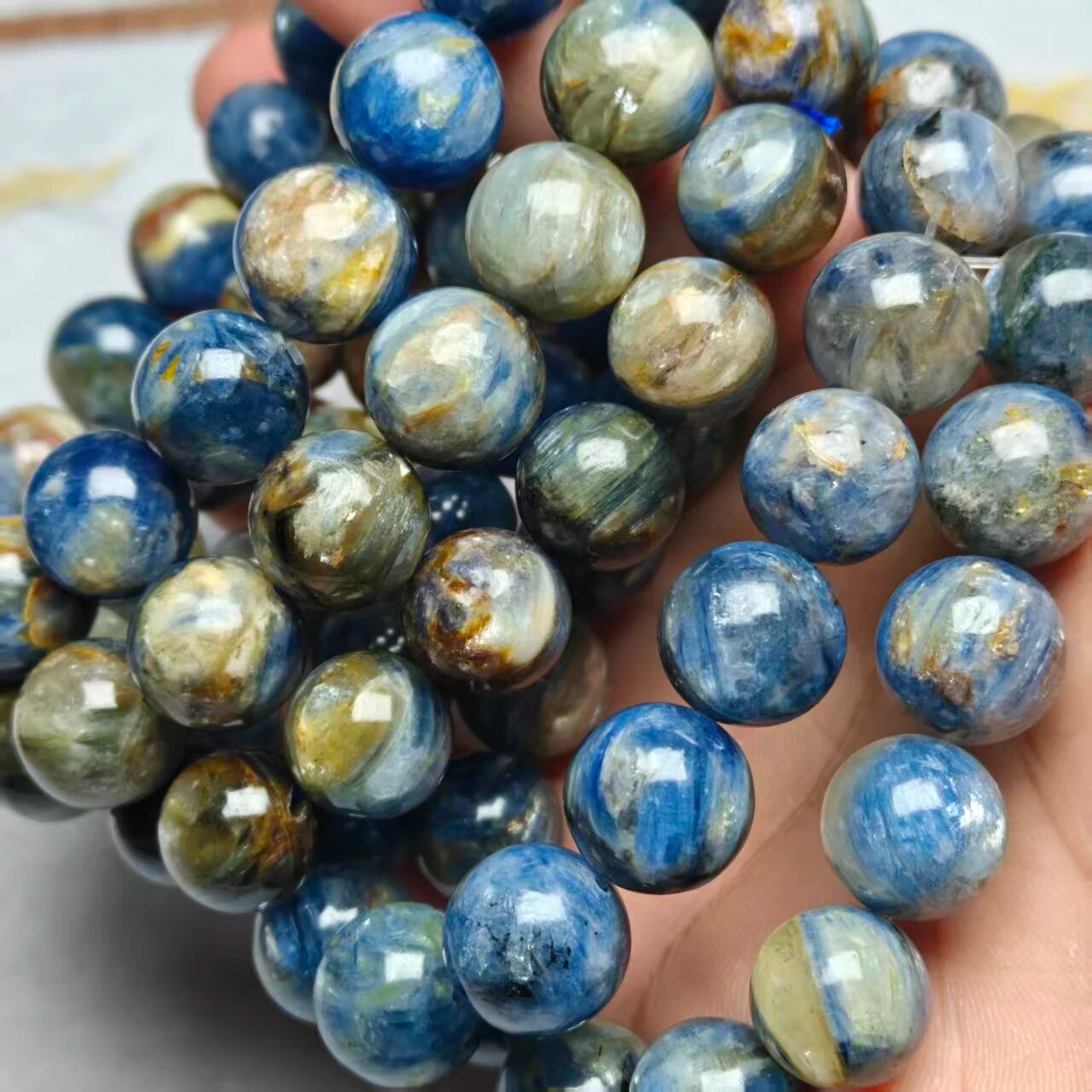 Бусины кианит XCL 7-13 мм 12-13mm-1 bra.