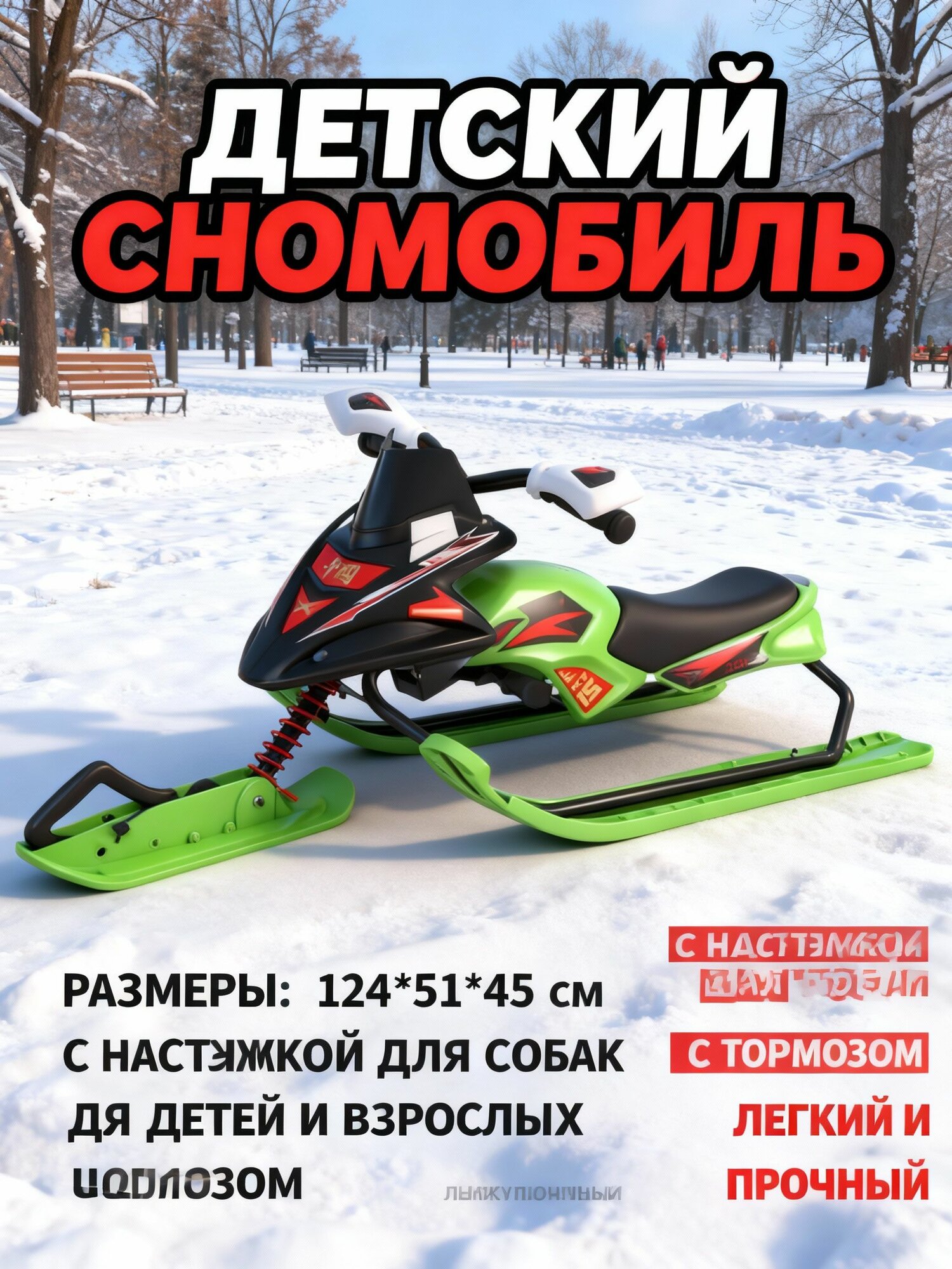 Лыжные санки для детей и взрослых