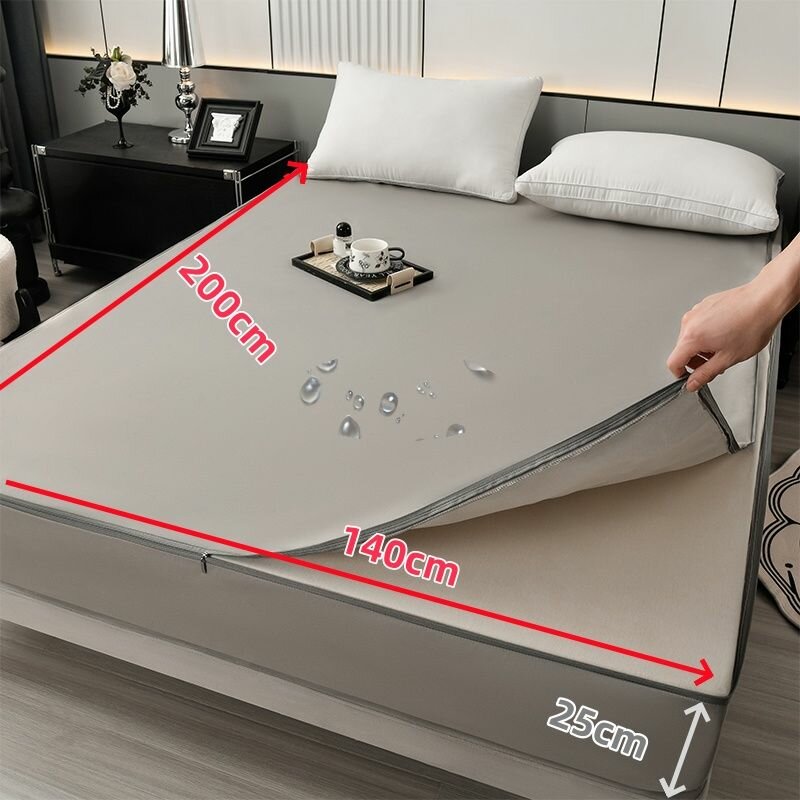 Водонепроницаемый чехол для матраса с застежкой-молнией по периметру