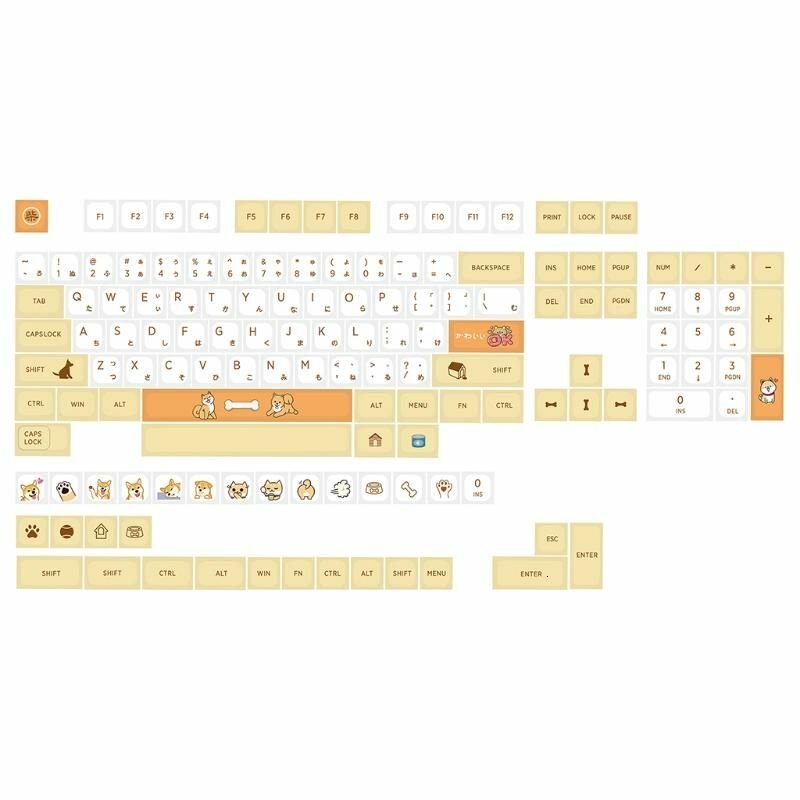 139Keys Тематические клавиши Шиба Ину, Японский