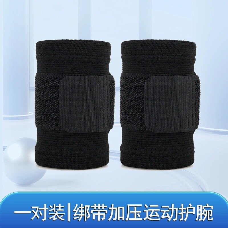 Спортивный бандаж для запястья, компрессионный, анти-растяжение, унисекс, дышащий, для бадминтона, фитнеса, жима лежа, оболочка для сухожилий, ремешок для запястья