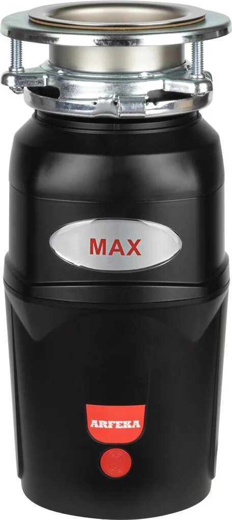 Измельчитель пищевых отходов ARFEKA FWD Max, 1 л. с, 750 Вт, 2600 об/мин, пневмокнопка, камера 1.1 л