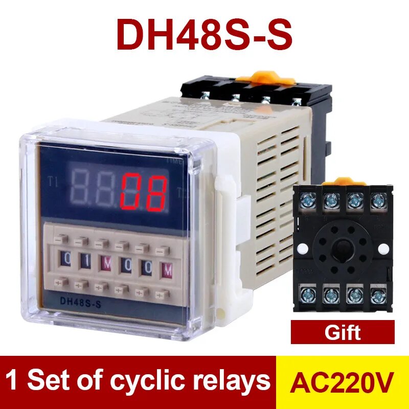 Реле времени CNMAWAY DH48S-S DH48S-S AC220V
