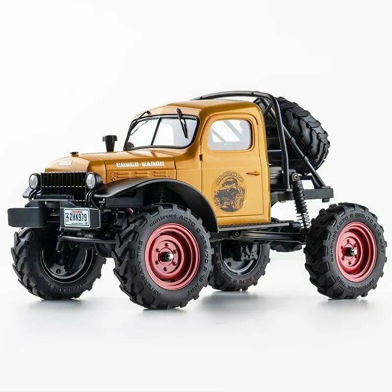 FMS 1/24 POWER WAGON FCX24 RC Внедорожник 4WD для Песка, Пустыни и Грунтовых Дорог, Подарок для Мужчин и Мальчиков