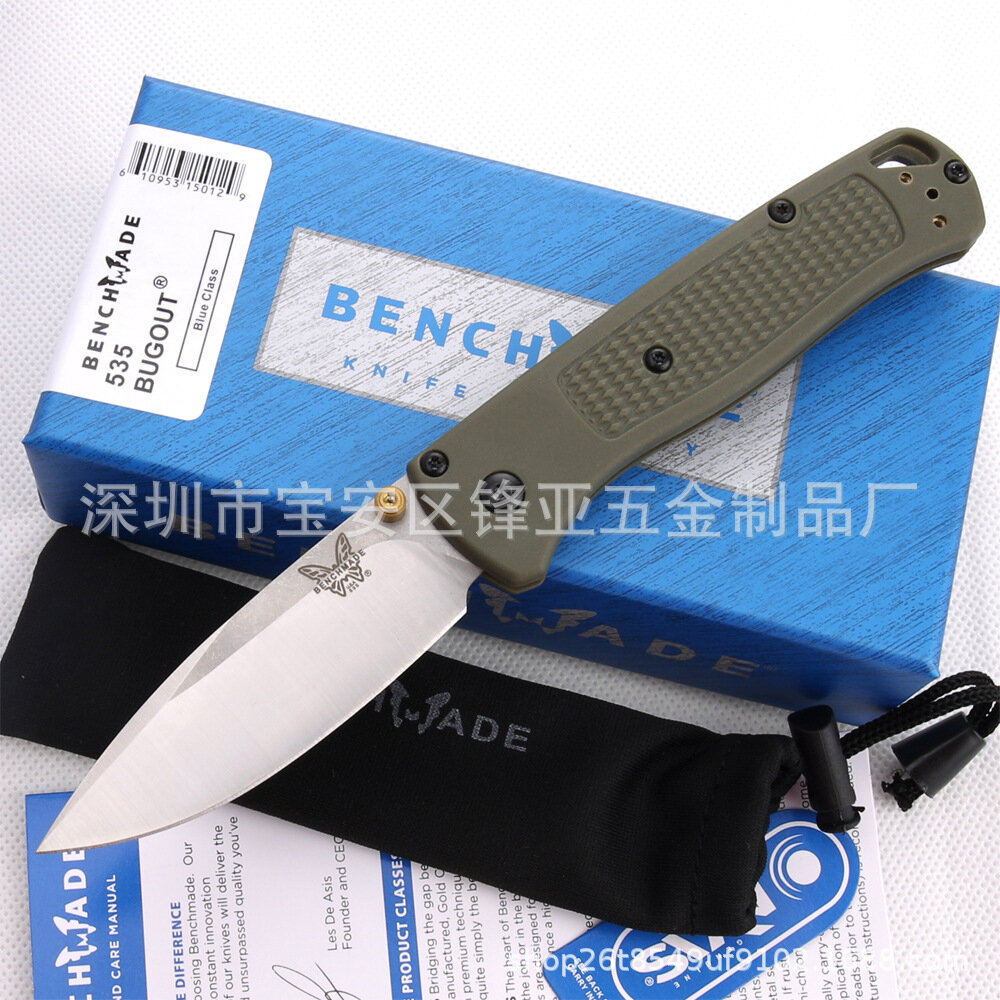 Нож Benchmade Butterfly -434.999999999% off CNC с высокой твердостью, острый BM535, складной портативный карманный нож для кемпинга на открытом воздухе