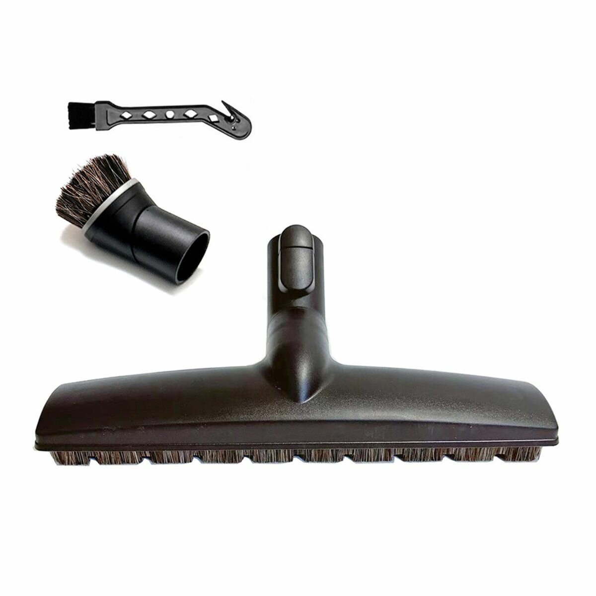 Комплект насадок для пылесоса Miele C1 C2 C3 S1/S2/S4/S5/S6/S8 с щеткой для твердых полов, с щетиной из конского волоса.