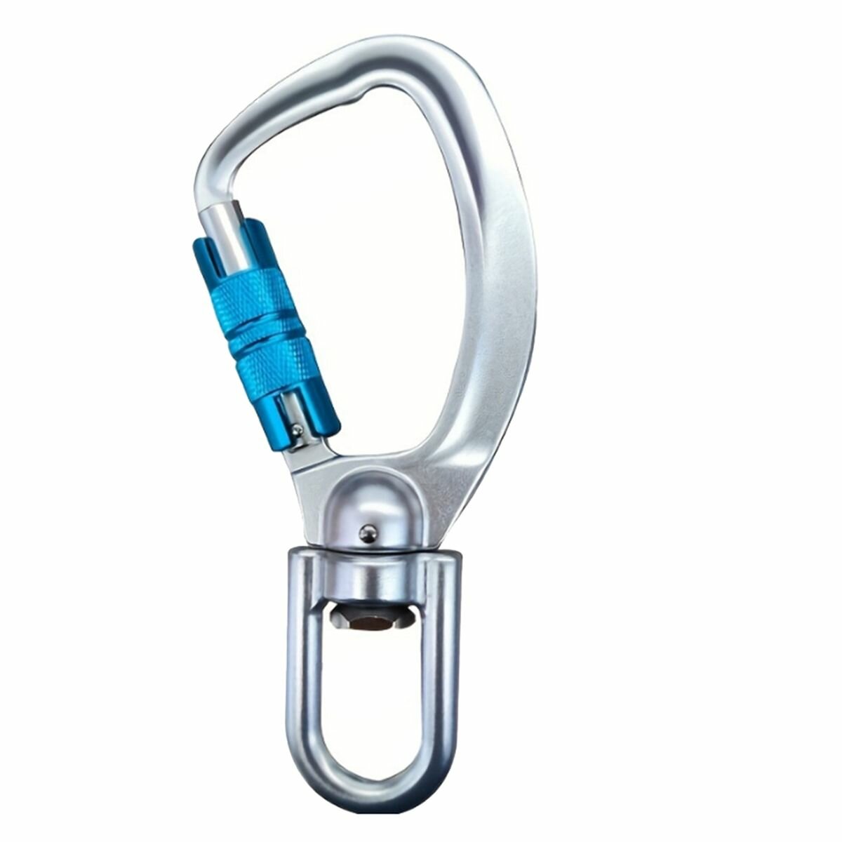 Карабин поворотный с поворотом на 360 , большой, с автоматической блокировкой