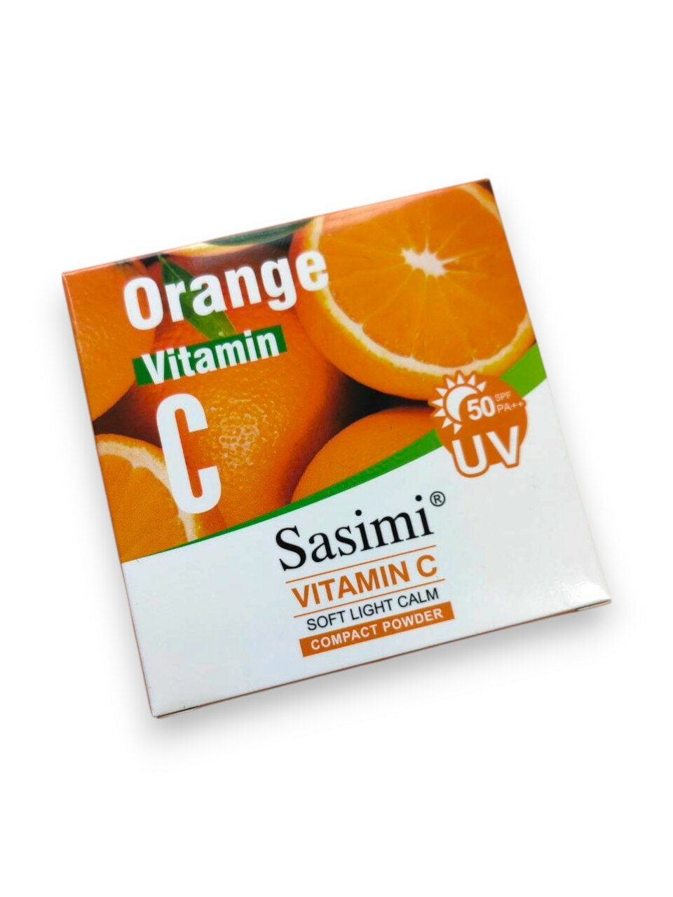 Orange VITAMIN C Compact Powder №2, Sasimi (Смягчающая и успокаивающая пудра для лица с витамином С №2), 13 г.