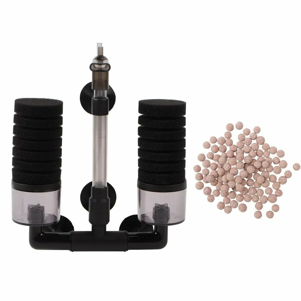 Губчатый фильтр для аквариума с высокой адсорбцией тихий минифильтр с биохимической очисткой воды YU-228A