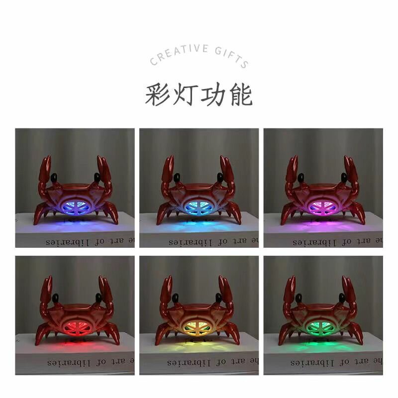 Крабовый сабвуфер Bluetooth, подставка для беспроводного мини-динамика, креативный персонализированный подарок, высокая громкость, модный, забавный, милый