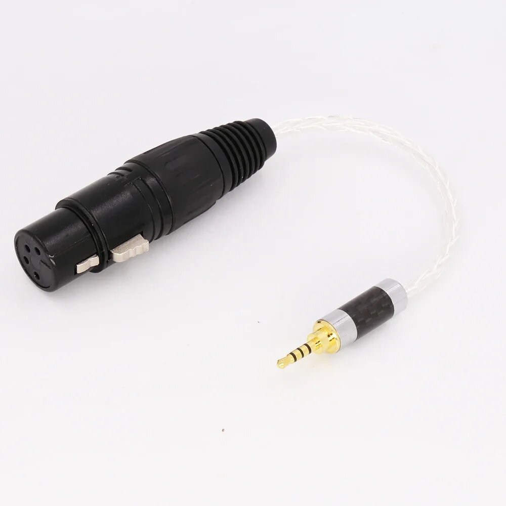 Audiocrast адаптер кабель 2,5/4,4/3,5 мм к XLR 2.5mm to 4pin female, 10cm