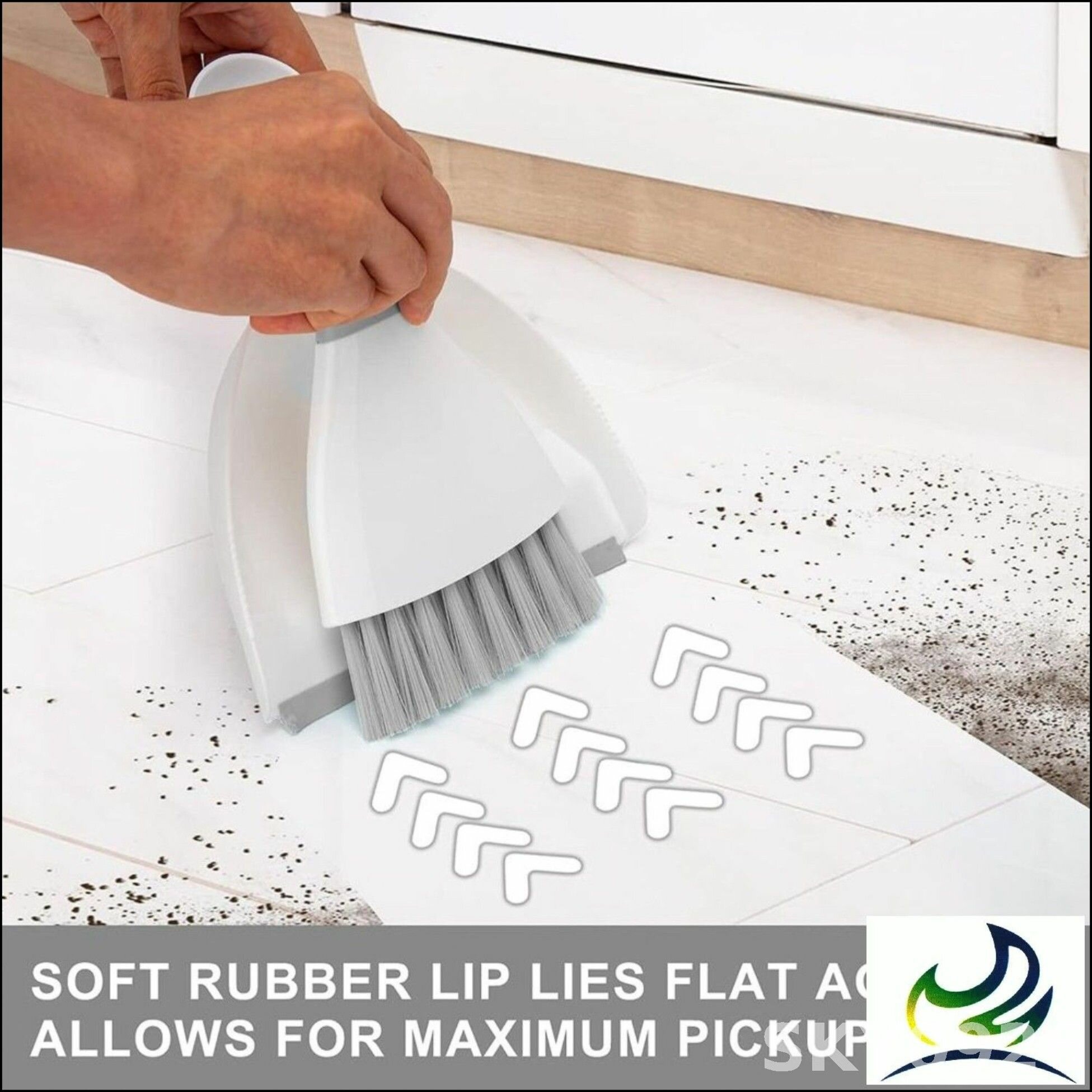 Эксклюзивный комплект миниатюрных веников и совочков для деликатного подметания на столе, клавиатуре, диване и других поверхностях