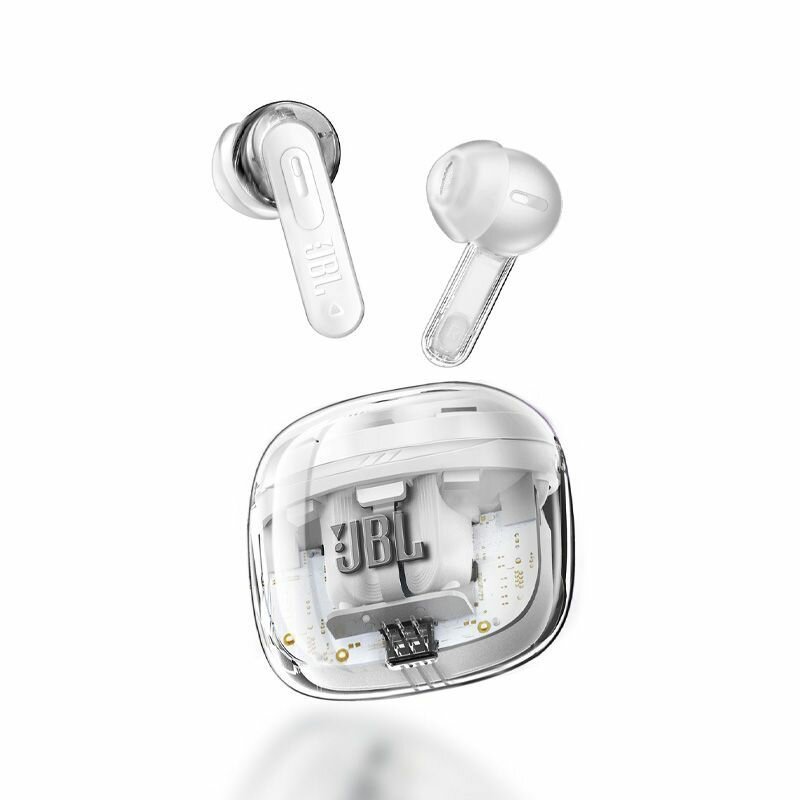 Беспроводные наушники JBL Tune Beam 2, TWS наушники с шумоподавлением, белое