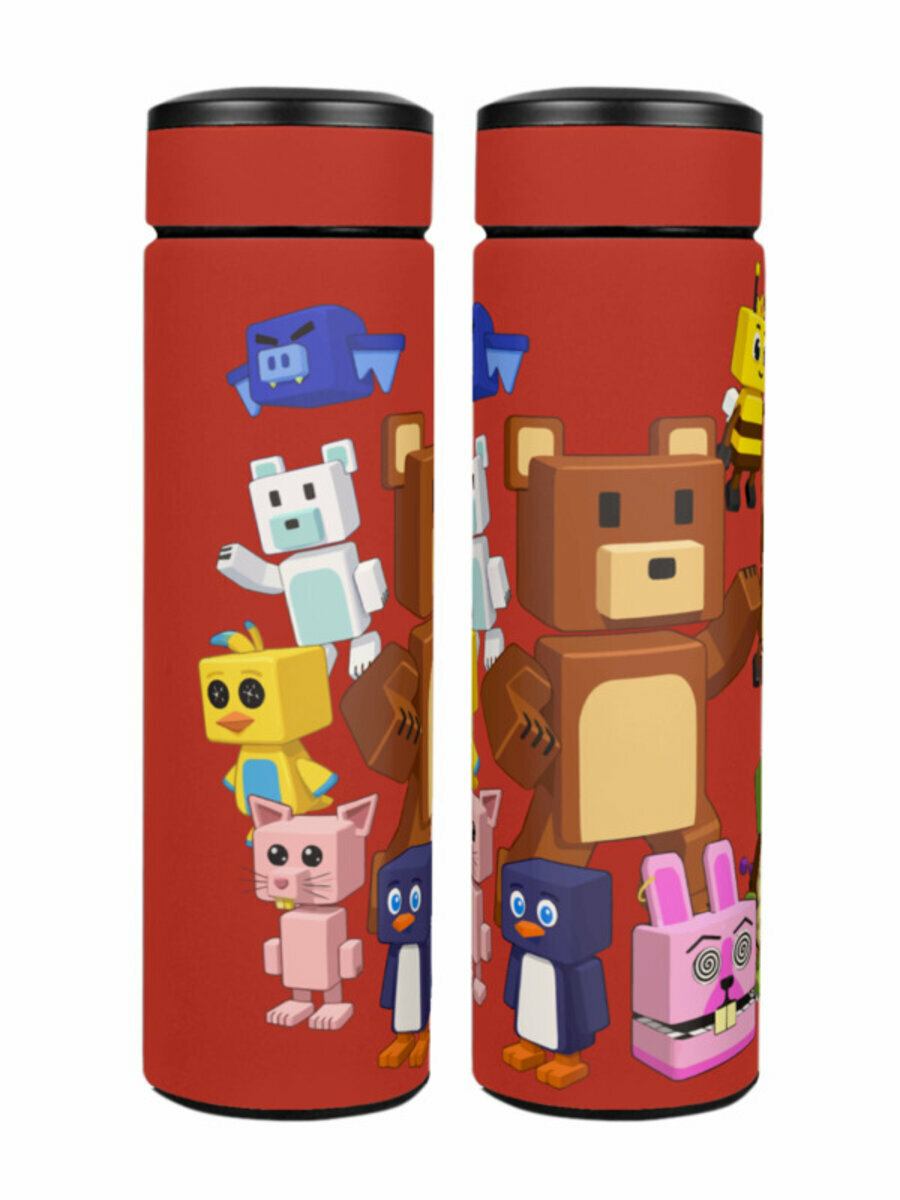 Термос «super bear adventure игрушки супер беар адвенчер» (красный)