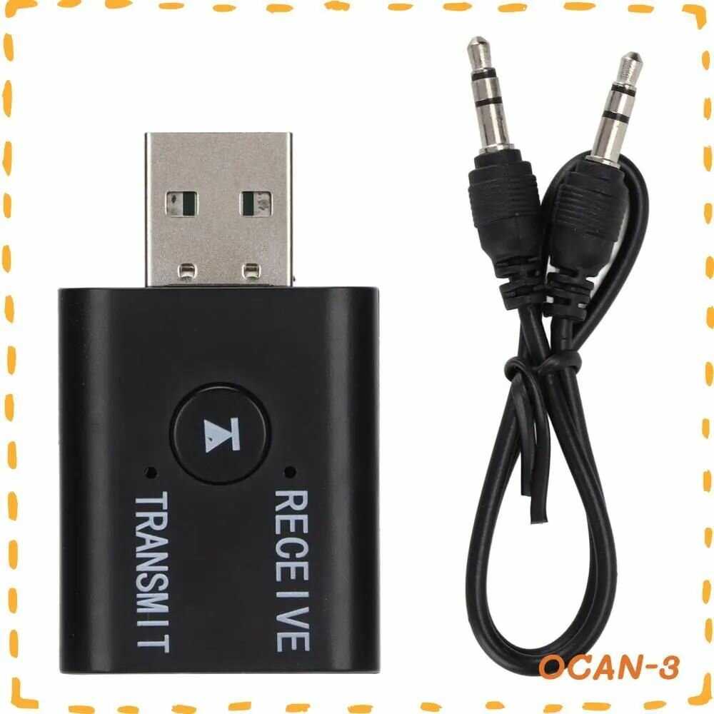 Bluetooth 5.0 адаптер 2 в 1, передатчик и приемник, для устройств без Bluetooth