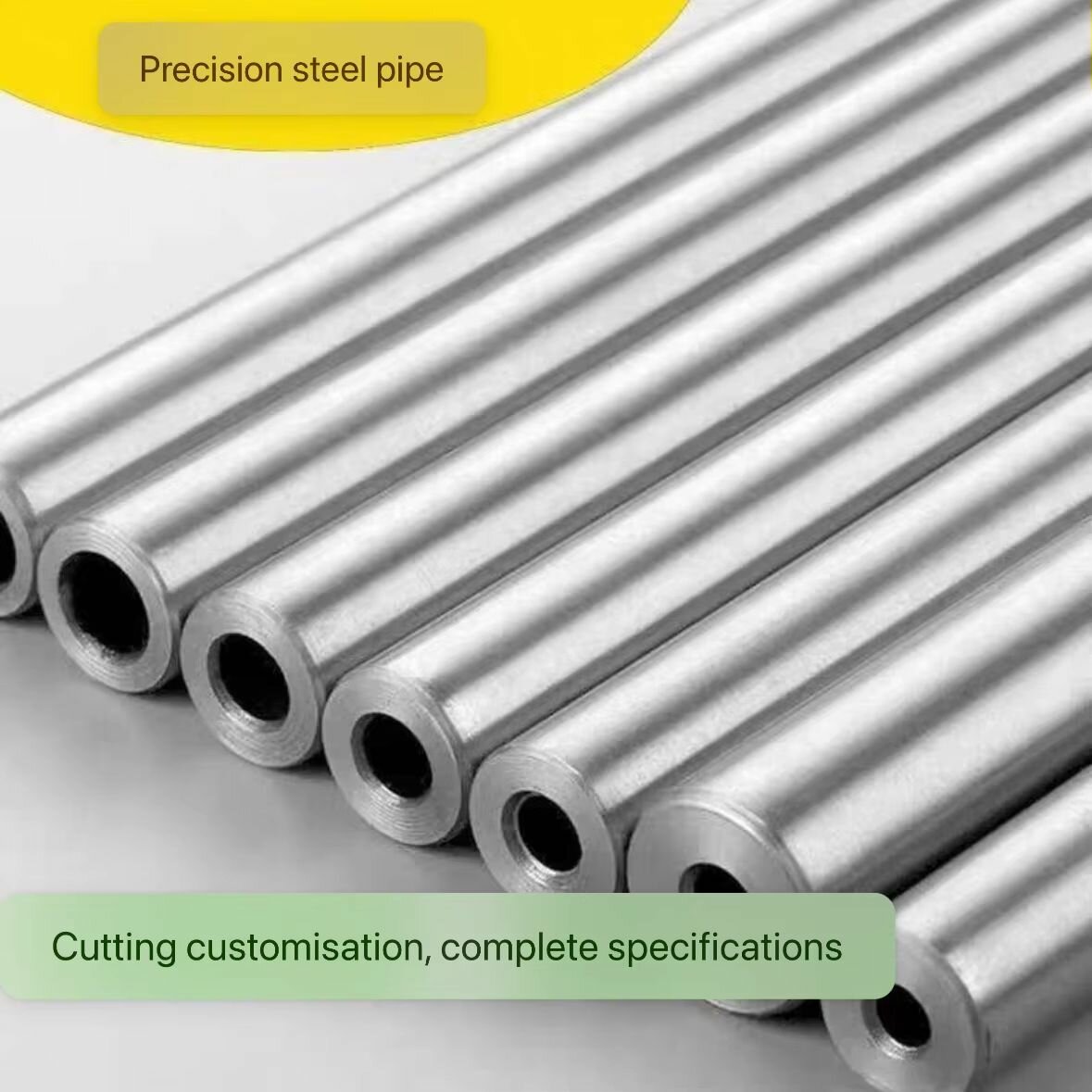 Прецизионная бесшовная стальная труба диаметром 7,62 мм, черный наружный диаметр 16 мм, горячекатаная и закаленная без изгиба