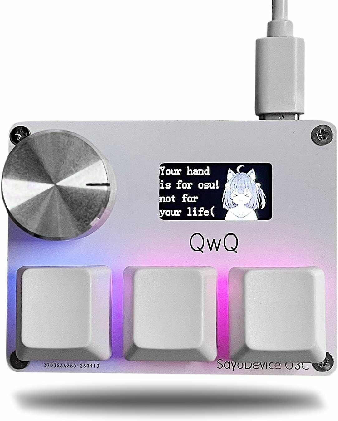 Эксклюзивная пользовательская макромеханическая клавиатура O3C OSU с магнитной осью