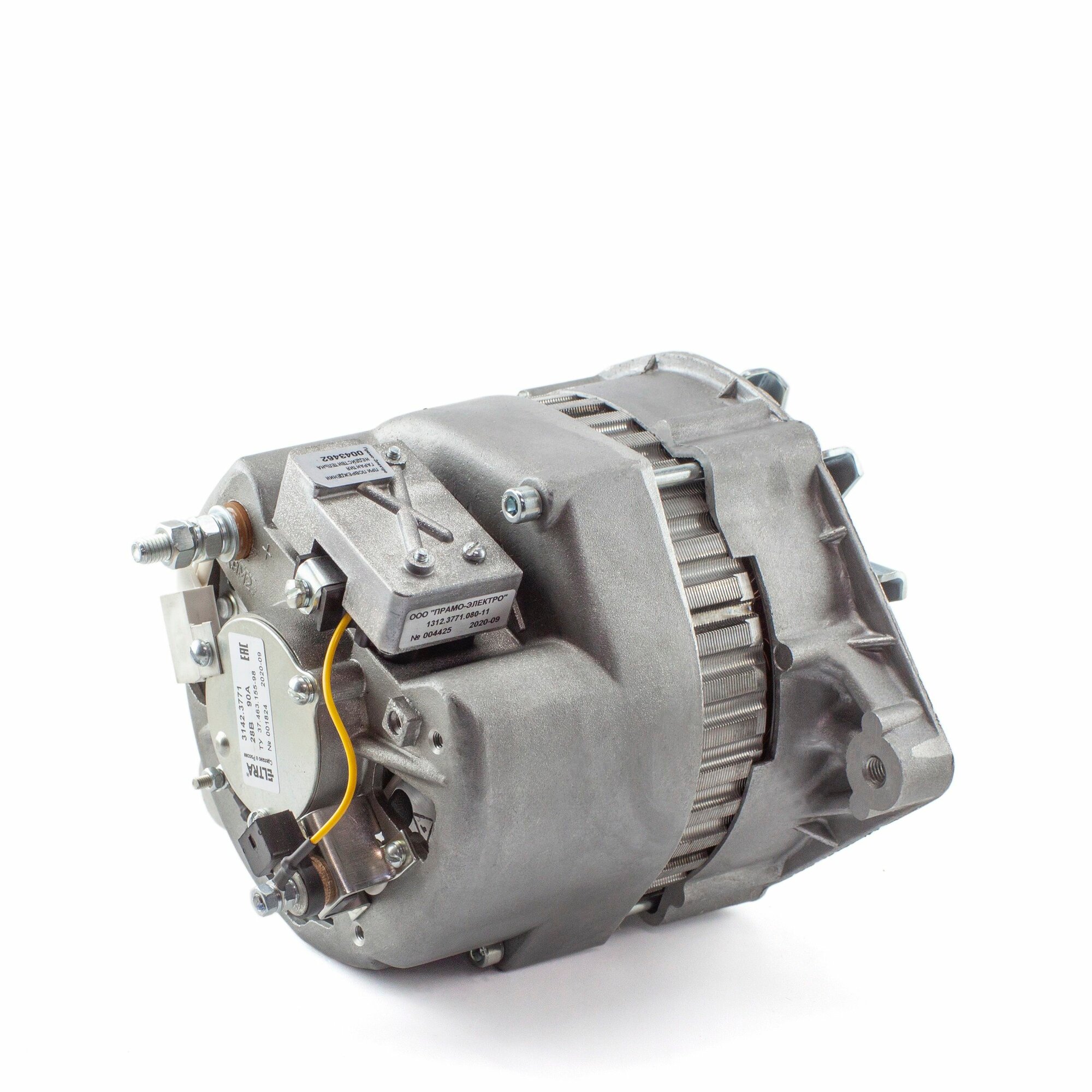 Генератор в сборе, 28В 90А для Урал 5323, КамАЗ 65115, 43253, 43261, 6522 6520 арт 31423771