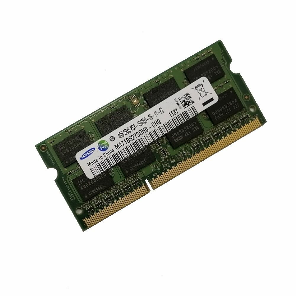 Оперативная память SEC M471B5273DH0-CH9 DDR3, 1333 МГц, 1 x 4 ГБ (SEC M471B5273DH0-CH9)