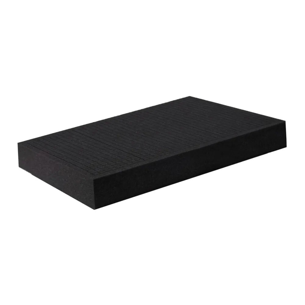 Пенопластовый лист с выборкой кубиков, 40.5x30.5x5 см, защитный амортизирующий вкладыш для кейсов и коробок