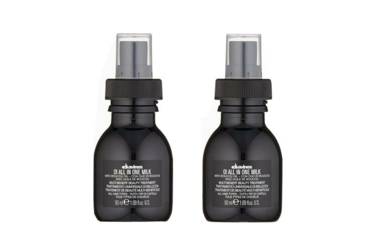 Лосьон для волос унисекс DAVINES OI All In One Milk, 50ml*2, разглаживающий восстанавливающий