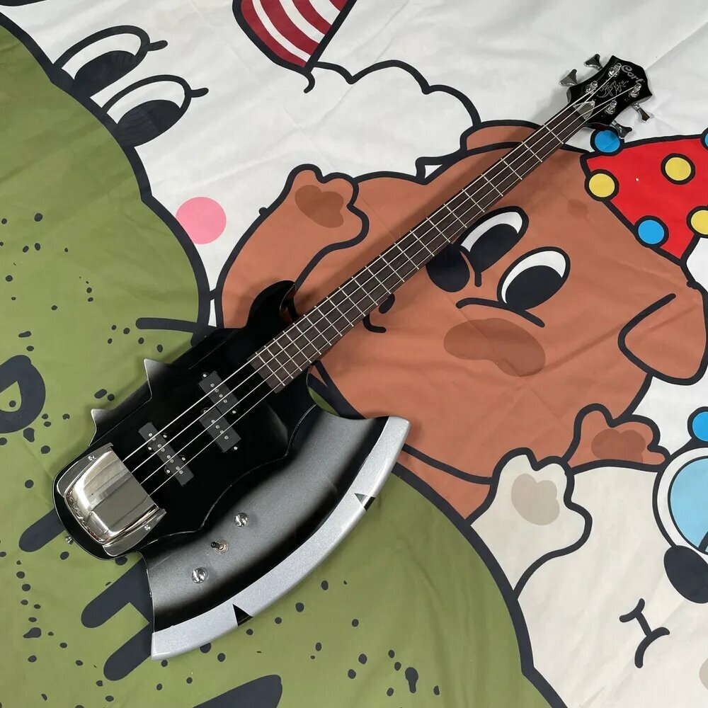 Бас-гитара Кастомная электрическая гитара с 4 струнами, изготовленная в Китае