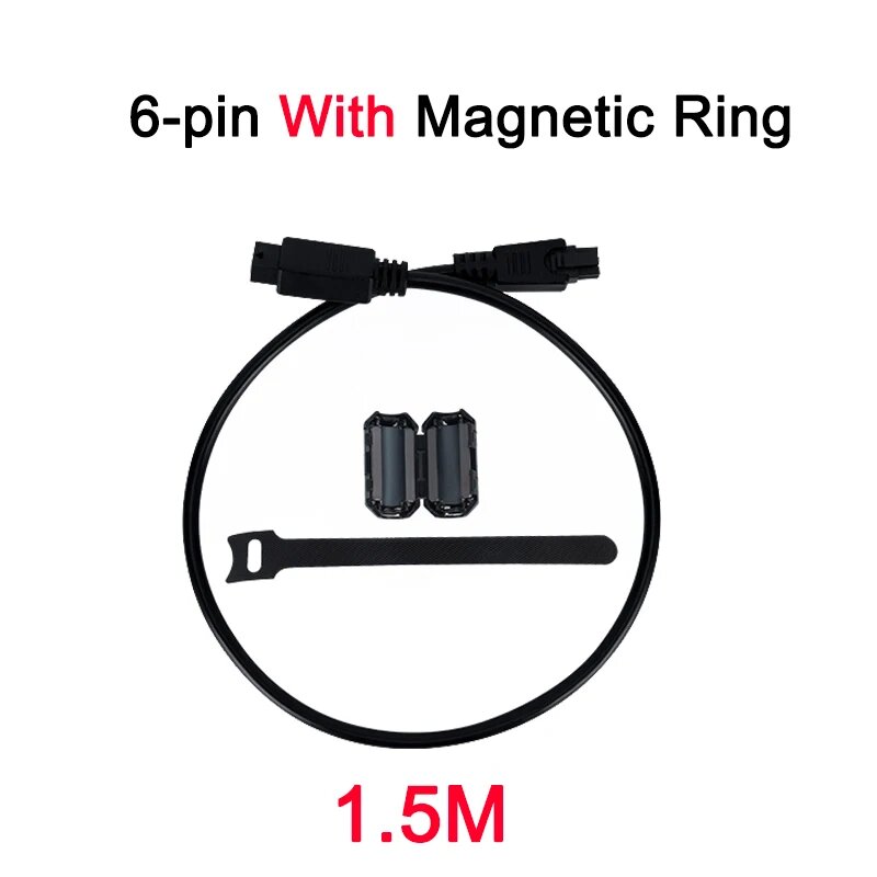 6-контактный удлинительный кабель для 3D-принтеров Bambu Lab With Magnetic ring