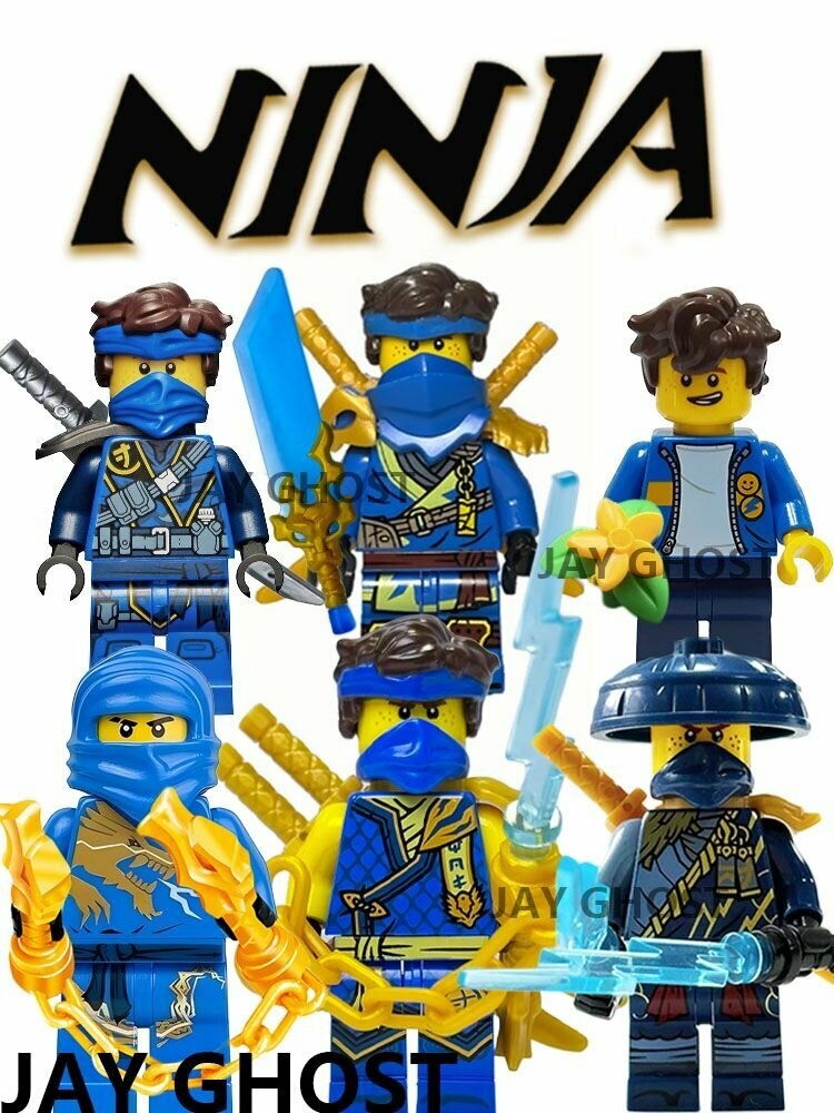 Фигурка Ninjago Ниндзяго, ниндзя Джей, конструктор