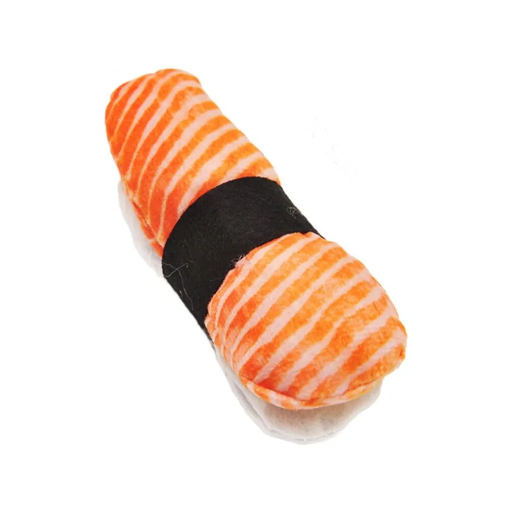 Плюшевая игрушка для кошек в форме суши с кошачьей мятой, интерактивная, мягкая, для котят