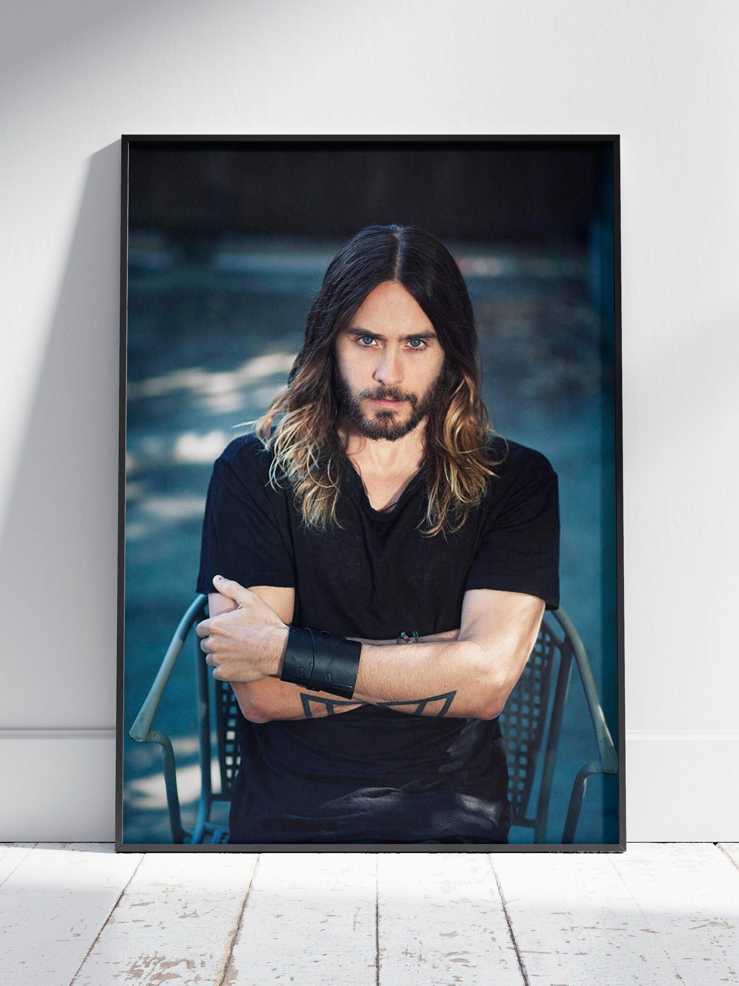 Плакат на стену для интерьера Джаред Лето (Jared Leto 37) - Постер по актеру фильма, кино, сериала формата A4 (21x30 см)